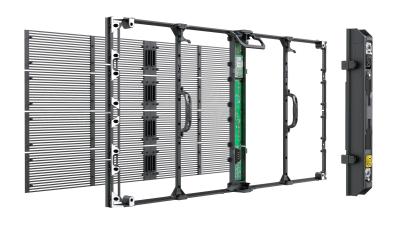 China G7.82-7.82 Transparent LED Screen Cabinet 6.2kg Aluminum IP43 SMD2121 for sale