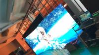 China High Flexibility Curved Led Stage Screen , P4 Curtain Led Screen Full Color for sale