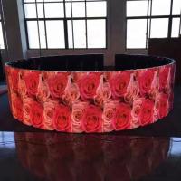 China 3.91mm Full Color Cylinder LED Display Outdoor Column Screen for sale