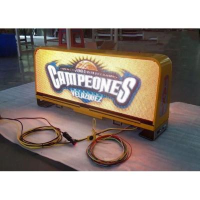 China Customizable Car LED Sign Display with Symbol Function 192*64dot Screen Resolution DC 5V Voltage for sale