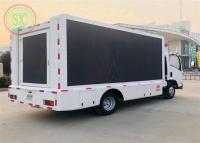 China Outdoor P6 LED Screen 6500 cd/m² for Van Truck Mobile Advertising Display for sale