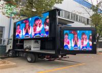 China Outdoor P6 LED Screen 6500 cd/m² for Van Truck Mobile Advertising Display for sale