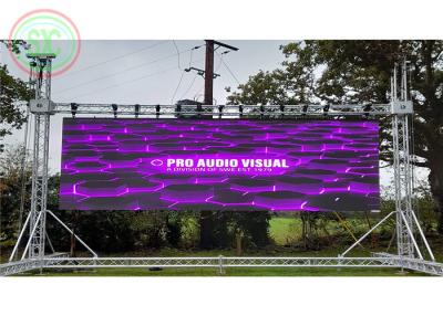 China Outdoor P10 Full Color 10mm SMD LED Stadium Display IP65 600W/M² for sale
