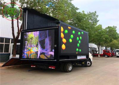 China Outdoor Full Color Trailer P8 LED Screen 6000cd Brightness IP65 Waterproof for Advertising for sale
