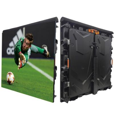 China 60Hz P10 SMD Stadium LED Display 10000 Pixel/sqm 6500cd Brightness Outdoor Screen for sale