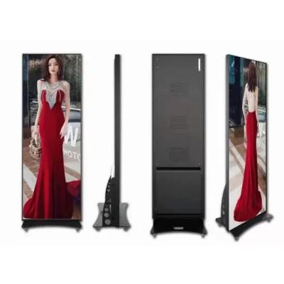 China Indoor P2.5 Full Color LED Poster Screen 3840Hz Refresh Rate Wireless USB 4G Smart Control for sale