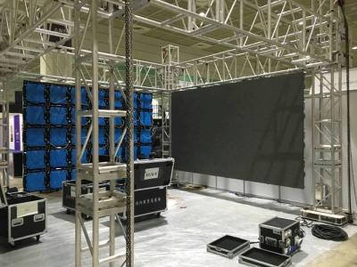 China P2 SMD Full Color Indoor LED Display Screen 512x512mm Die Casting Aluminum Cabinet 250000 Pixels per sqm for sale