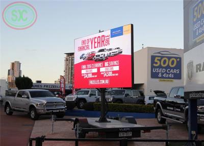 China P6 SMD3535 Trailer LED Display Epistar Chip 6500cd/M2 For Movable Advertising for sale
