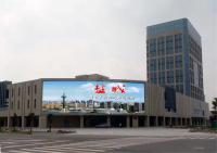 China Outdoor Full Color LED Display P6 6mm 27778 pixels/m2 120 Degree View Angle 10 or 14 Bit Signal Processing for sale