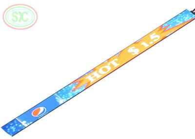 China Fine Pitch P1.875 Full Color LED Shelf Screen 900x60mm 800cd Indoor Display for sale