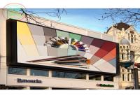 China Outdoor P6 Full Color LED Billboard 960x960mm Iron Steel Panel Fixed Wall Mount for sale