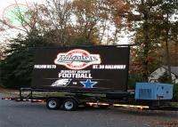 China IP65 Double Sided Outdoor LED Sign Display 6mm Pitch 6500cd Brightness for Real Time Football Games for sale