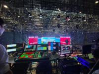 China Curved LED Video Wall Screen 500x500mm P3.91 P4.81 Indoor Outdoor Flexible Display Panel for sale