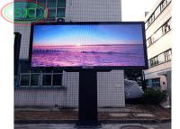 China Outdoor P10 LED Billboard 960x960mm Iron Steel Cabinet IP65 Waterproof 5500cd/m² for sale