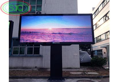 China Outdoor P10 LED Billboard 960x960mm Iron Steel Cabinet IP65 Waterproof 5500cd/m² for sale