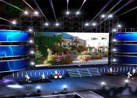 China Indoor Full Color Aluminum LED Display Module 256x128mm 1/16 Scan 6m-30m View Distance for sale