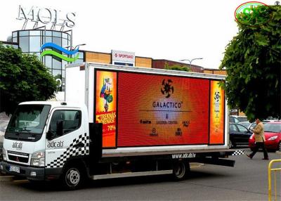 China Exterior High Brightness P10mm Truck Mobile LED Display 960x960mm Iron Cabinet for sale