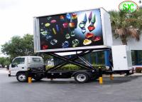 China P10 IP65 Outdoor Truck Mounted LED Display 10mm Pixel Pitch 800W Full Color Video Screen for sale