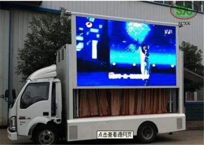 China P10 SMD3535 Mobile Truck LED Display - 10mm Pixel Pitch, 7000cd/sqm Brightness, IP65 Rated for Outdoor Advertising for sale