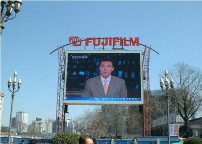 China P8mm Outdoor Full Color LED Display Screen 256x128mm Stadium Billboard 15625dots for sale