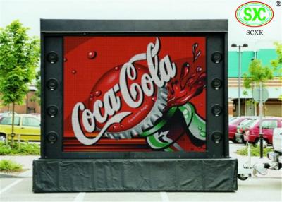 China Dustproof P16 Outdoor LED Billboard 8000cd Brightness AC85-264V for sale