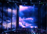 China SMD5050 IP68 Waterproof P37.5mm Curtain LED Display 300W for Music Concert Stage for sale
