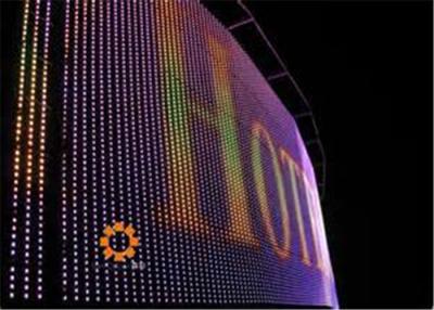 China Outdoor Full Color P37.5mm Curtain LED Display - 6000cd/m² Brightness, 1500x600mm Module Size for Stadiums for sale