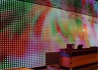 China P25 Curtain LED Display with 6500cd/m² Brightness and DC 5V Power - DIP346 High Definition Screen for sale