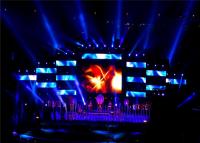 China P25mm Outdoor Full Color Curtain LED Display - 6500cd/m² Brightness, 750x600mm Module Size for Stage Shows and Advertising for sale