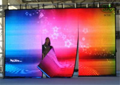 China P25 IP68 Outdoor Curtain LED Display with 6500cd/m² Brightness and 750mm x 600mm Module Size for Stage Shows for sale
