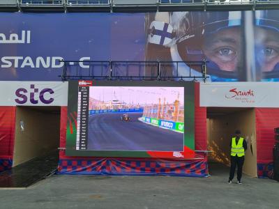 China Outdoor Full Color LED Display P10 SMD 3535 8000cd/m² High Brightness Low Decay for sale