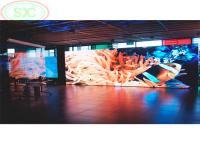 China Indoor Full Color SMD P3.91 LED Display 1R1G1B 768x768mm Cabinet 1500cd Brightness for sale