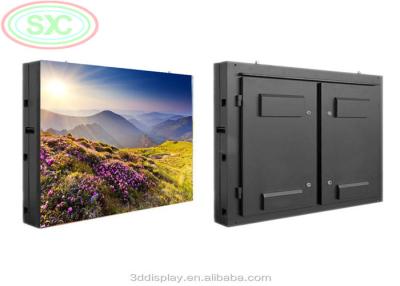 China Outdoor P6 LED Display Screen 6500cd Brightness Wall Mounted Advertising for sale