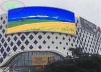 China Outdoor P6 LED Display Screen 6500cd Brightness Wall Mounted Advertising for sale