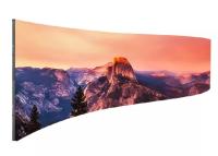 China P3.91 Indoor LED Curved Screen 1000x500mm Full Color Stage Background Display for sale