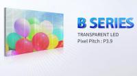 China Indoor P3.91-7.82 Transparent LED Screen 1000x500mm Cabinet 3840Hz Refresh Rate for sale