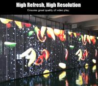 China Waterproof Transparent LED Screen P7.82-7.82 6.2kg Cabinet Lightweight 0.2kg Module for sale