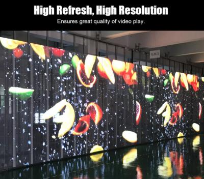 China Waterproof Transparent LED Screen P7.82-7.82 6.2kg Cabinet Lightweight 0.2kg Module for sale