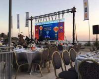 China Outdoor HD P2.976 LED Screen Rental Cabinet Die Casting Aluminum 3840Hz Full Color Display for sale