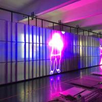 China Indoor Transparent LED Display P3.91 Full Color Advertising Screen 65% Transparency for sale