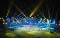 China Thin P6mm Tri-color LED Display Curtain 32x32 High Resolution HD Screen for sale