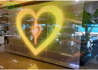 China Waterproof IP43 and Transparent LED Screen with 1000 Hours Average No Failure for sale