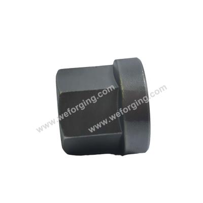 China Customized Stainless Steel Hex Nuts And Bolts Zinc Plated Large Nut Forging Cnc Precision Machined Components for sale