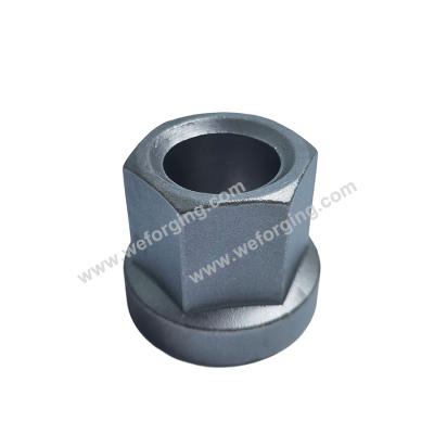 China Cold Forging Products nut forging Zinc Plated Stainless Steel Lock Nuts Forgings For Construction Requirements for sale