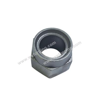 China Customized Anti Loosening Hex Flange Nuts Screw Nuts Cnc Machining Precision Parts Steel Forgings Manufacturer for sale