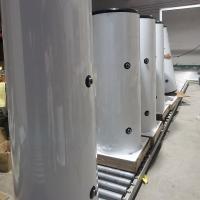 China 500L Stainless Steel Galvanized Water Tank for Heat Pump Heating Source Electric Heater for sale