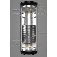 China 200L Hot Water Storage Tank for Heat Pump in White/Silver-grey/Blue/Red/Stainless-steel for sale