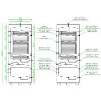 China App-Controlled 300L Duplex Hot Water Heater Air Source Heat Pump for Household Energy for sale