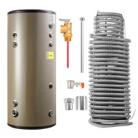 China Hotel App-Controlled Stainless Steel Buffer Water Tank Electric Heat Pump Hot Water for sale