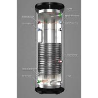 China 150L SUS316L Stainless Steel Solar Water Tank for Electric Hot Water Storage Solution for sale